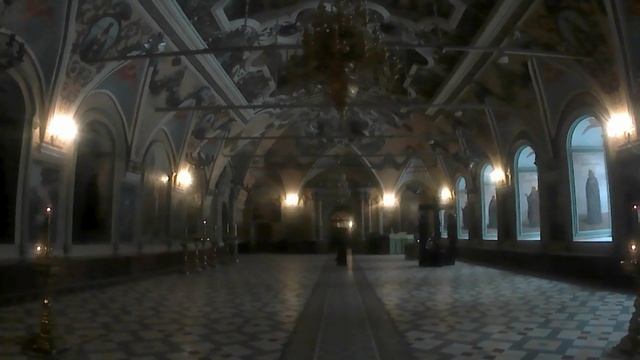 г. Сергиев посад. Свято - Троицкая Сергиева лавра. Трапезная с церковью Сергия  Радонежского.