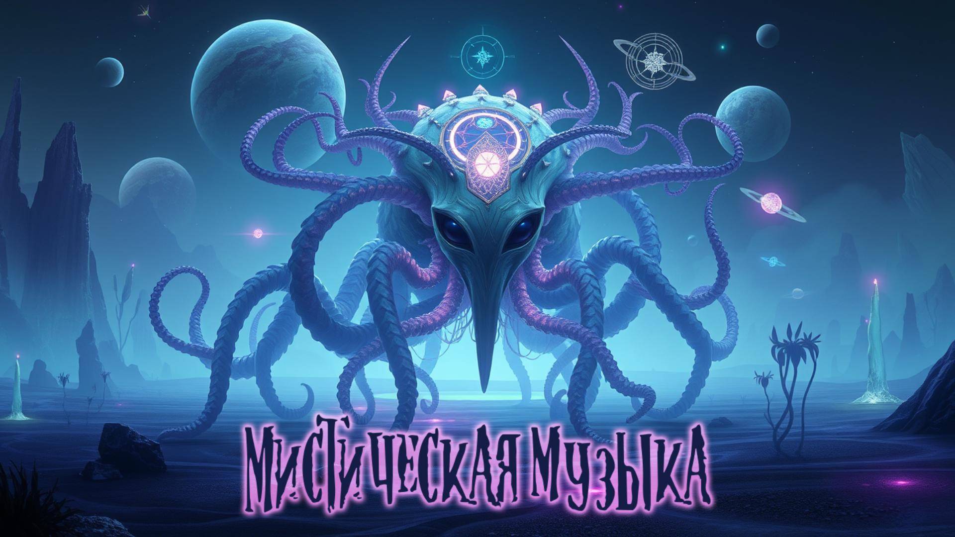 Инопланетные существа. Мистическая музыка. 15 минут