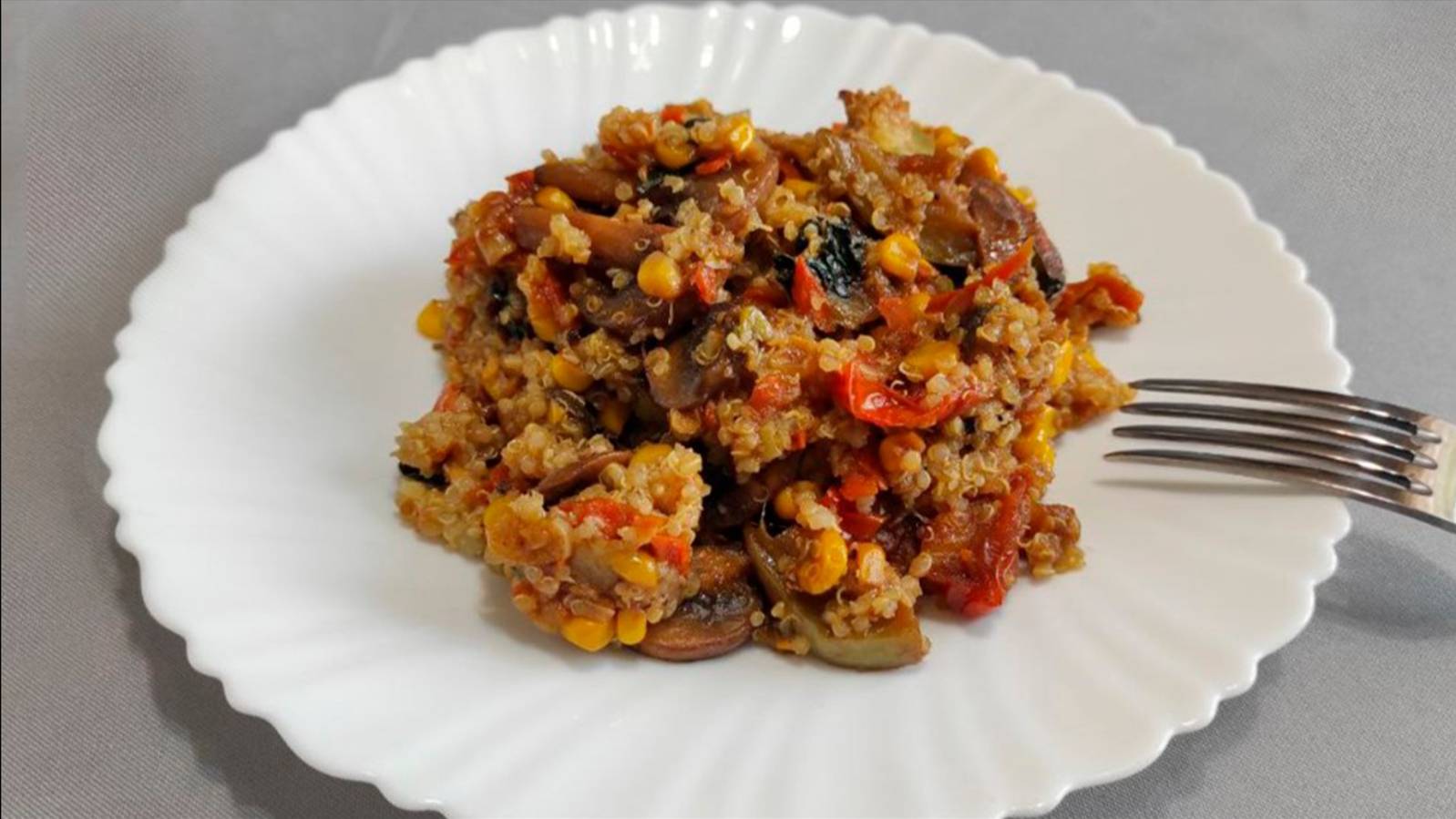 Киноа с овощами Легкий пп гарнир