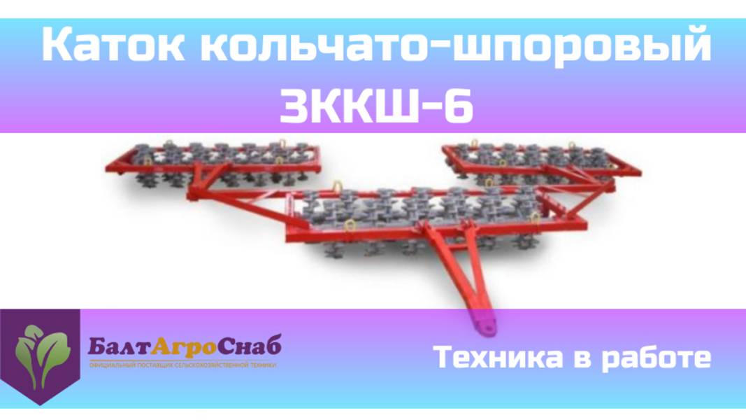 Каток кольчато-шпоровый 3ККШ-6