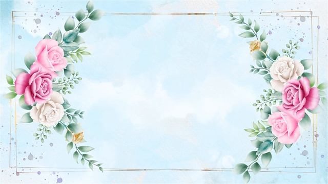 фон с цветами_Ютуб