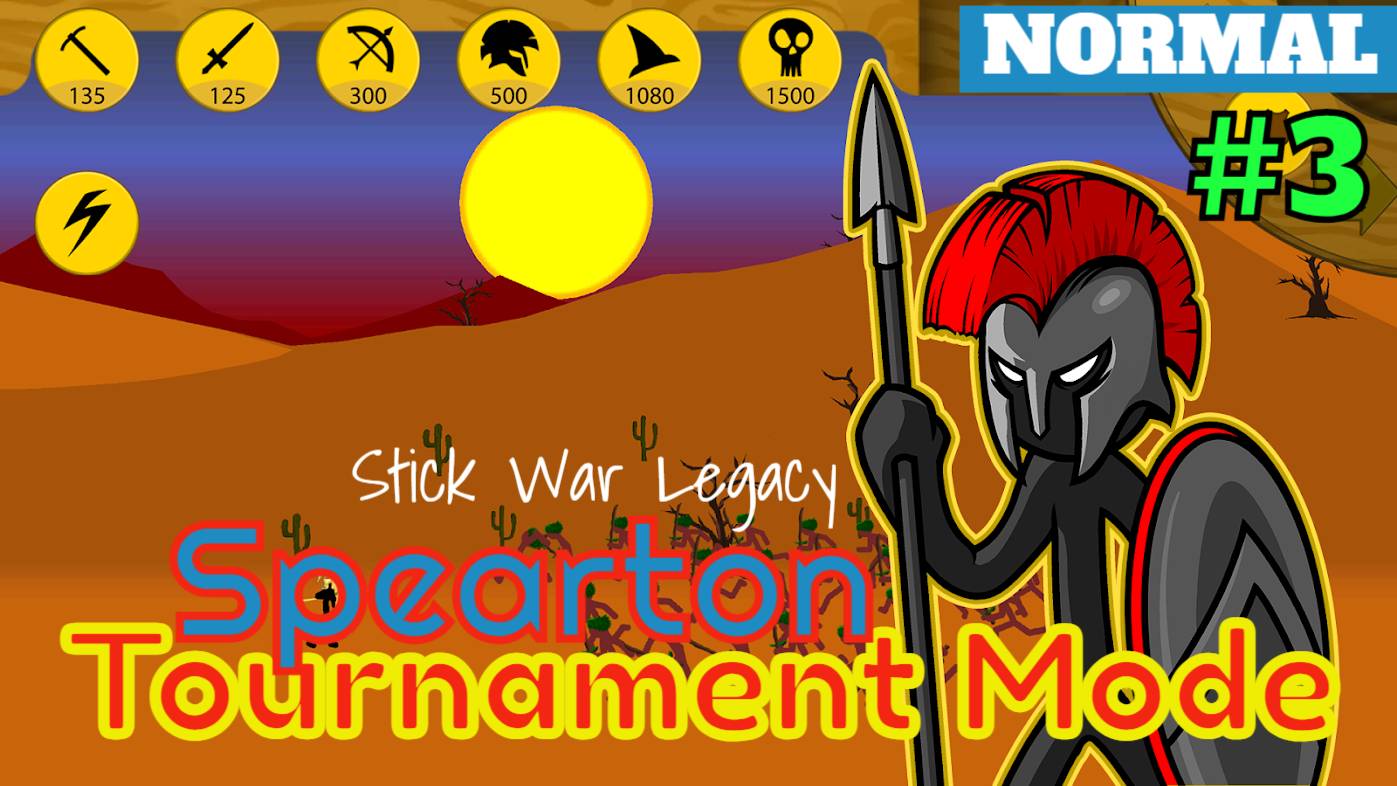 Tournament Mode | Normal | Spearton VS Zane {3rd Round}