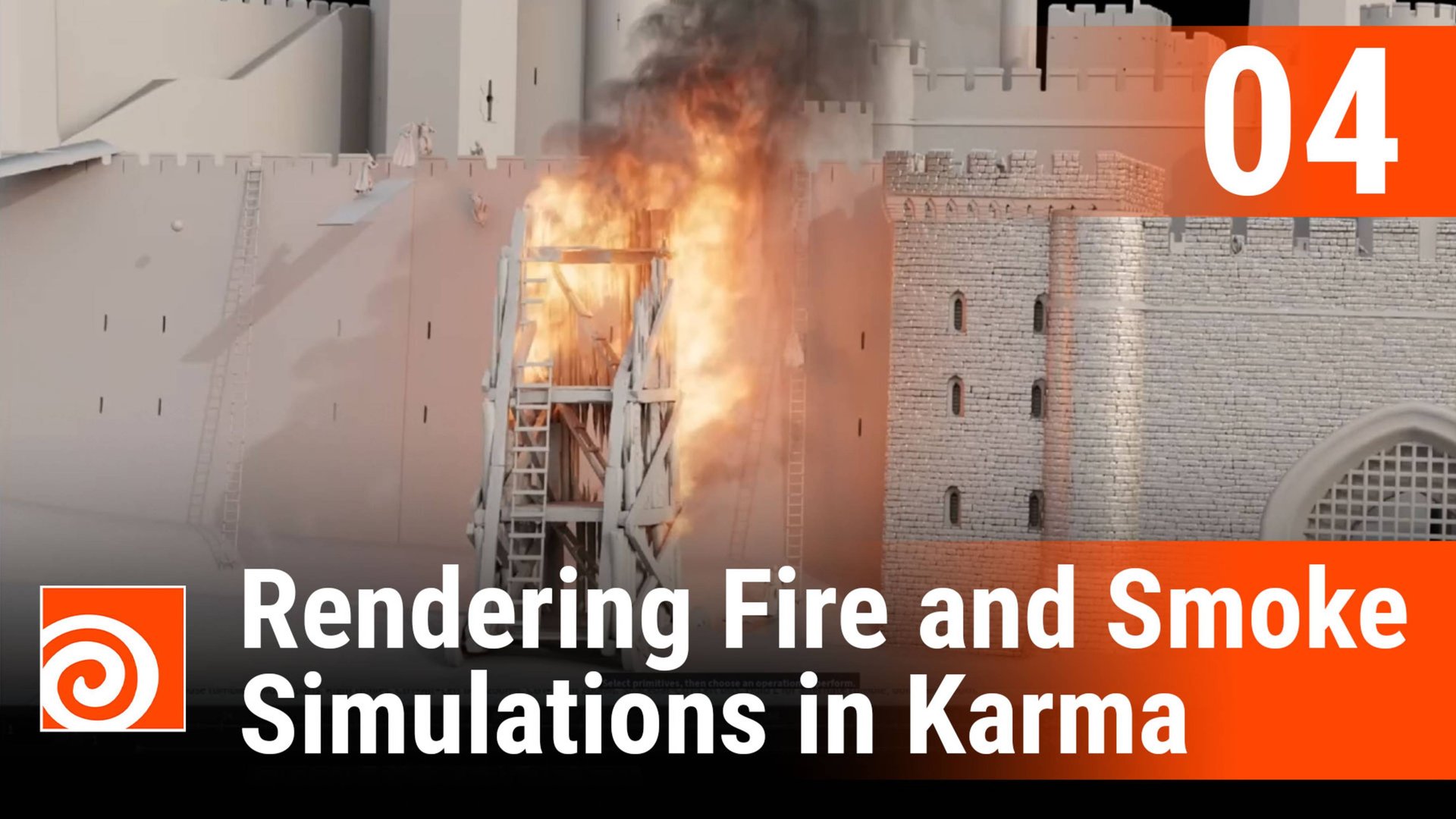 Rendering Fire and Smoke Simulations in Houdini (Karma) - Lesson 4