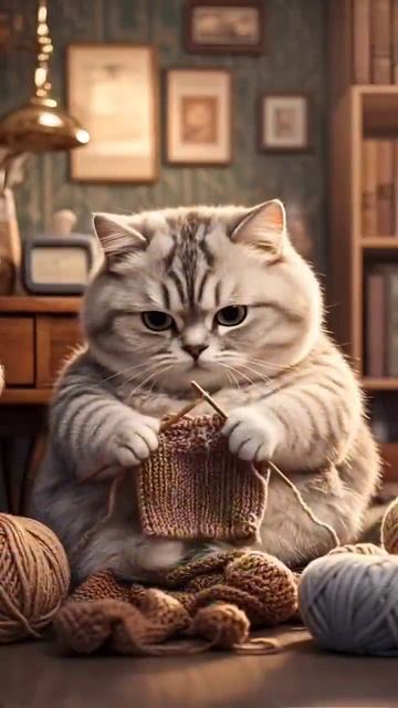 Рыжий котик из нейросети