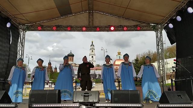 9 МАЯ. ПЛОЩАДЬ -  полное выступление вокального ансамбля ПРИВОКЗАЛЬНЫЕ УЗОРЫ.