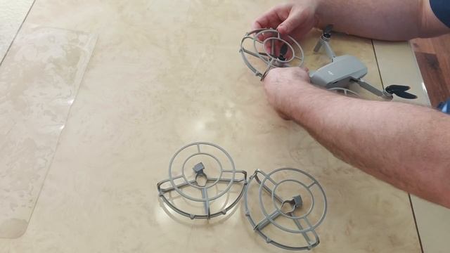 Установка защиты пропеллеров на дрон DJI mini 2 SE #квадрокоптер #dronpdl #dron @dronPDL #DJI