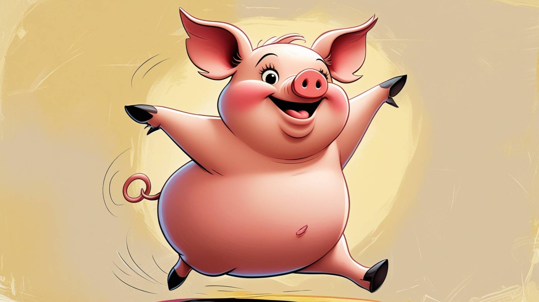 Детская песня |Песенки для детей |Песенка Веселый Поросенок| Веселая детская песенка про Поросенка