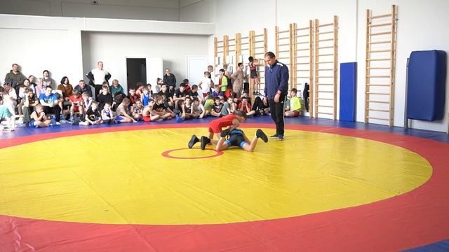 Победа за явным преимуществом борца из Новопокровского района!