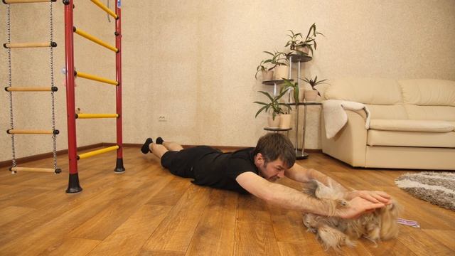 Ласточка-Звёздочка. Упражнение для профилактики боли в пояснице