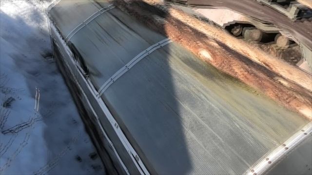 25 03 2021г дачные дела. Готовлю землю в теплицах.