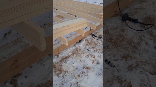 Каркасных дома СНЕГИРИ.
Основание дома