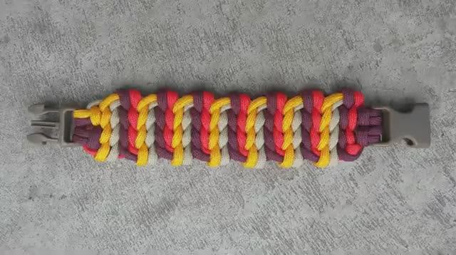Браслет из паракорда Колчан четырёхцветный _ Four Tone Quiver Paracord Bracelet(360P)