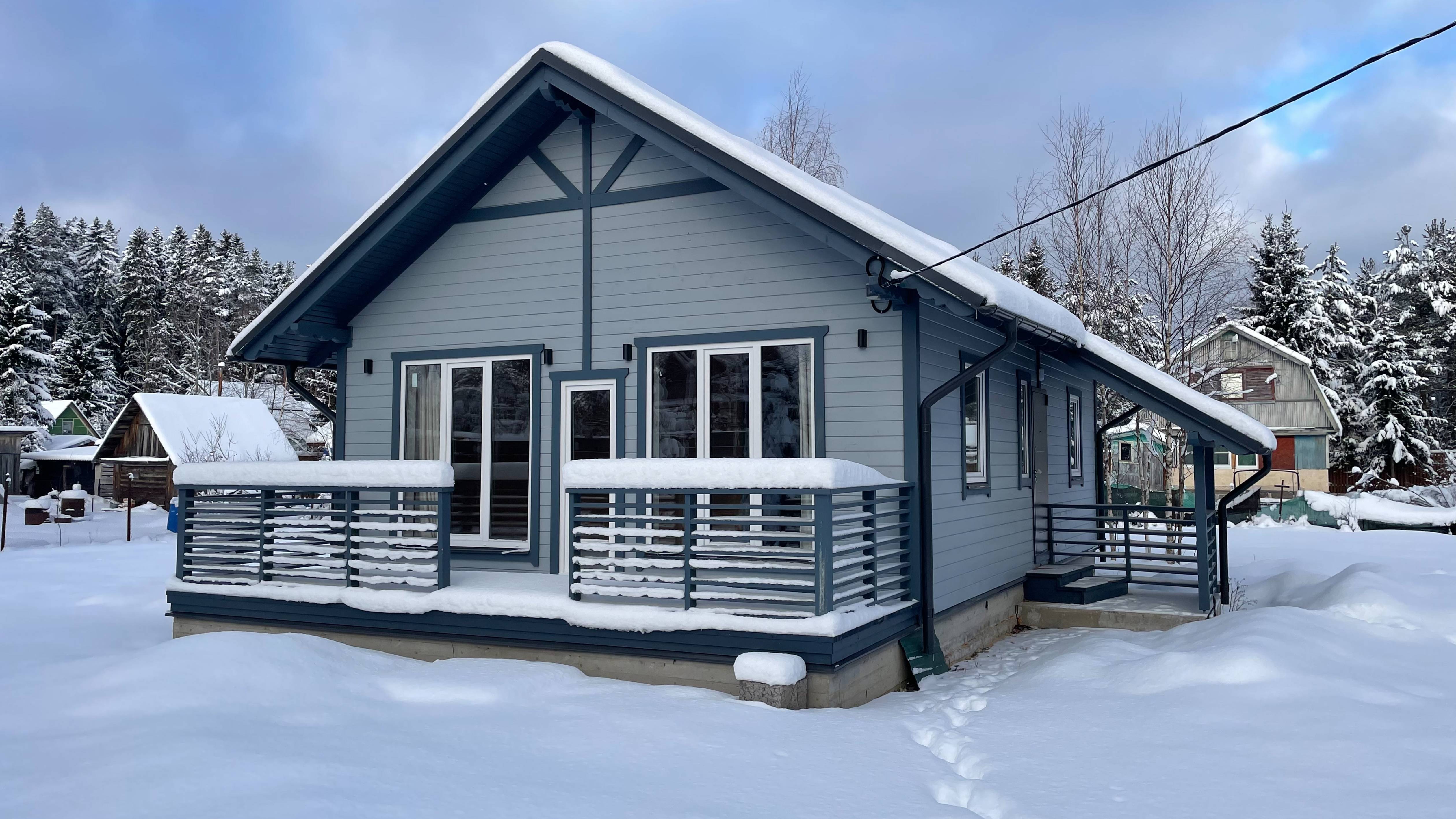 Куйвози. Новый коттедж 70 кв.м на участке 9 соток