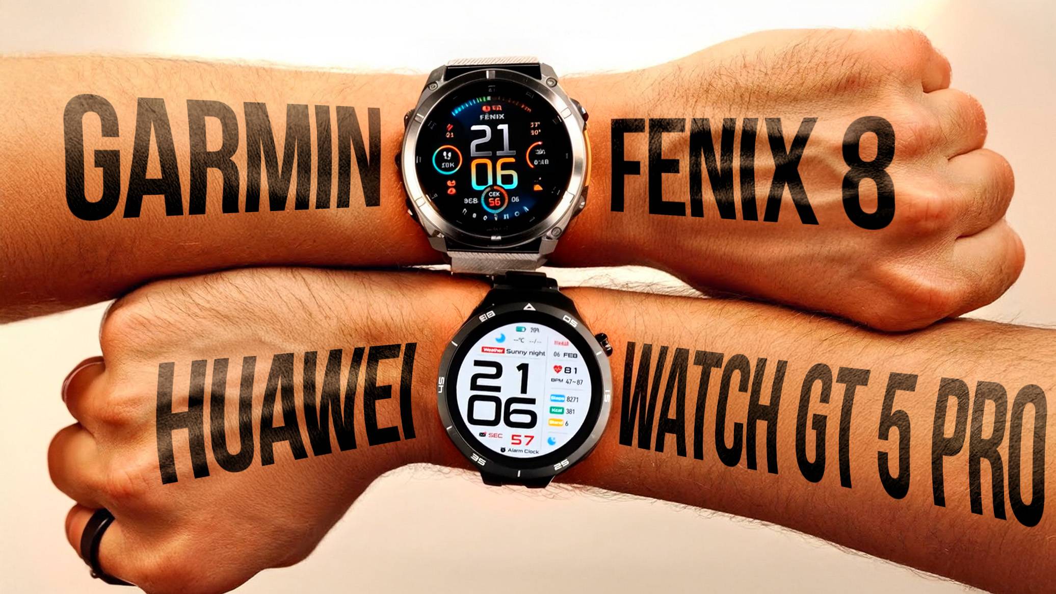 Huawei Watch GT 5 Pro vs Garmin Fenix 8: лучшие смарт-часы для спорта в 2025 году!