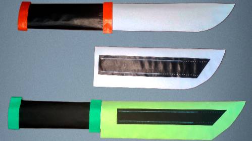 МК Нож оригами