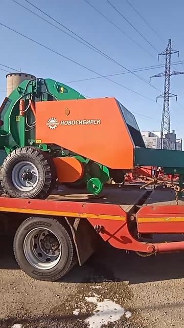 Доставили пресс-подборщик в Агросалон, г. Волгоград, Boston Logistic