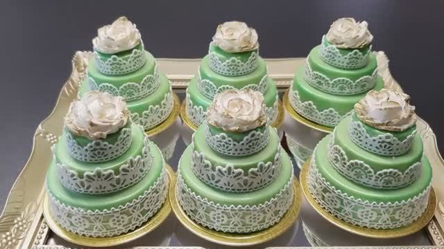 Мини шоколадный торт на свадьбу