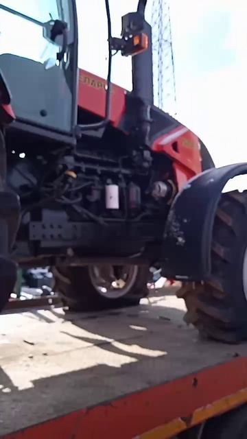 Загрузили трактор МТЗ 1523, доставка нашим гостям в Республику Чечня, Boston Logistic