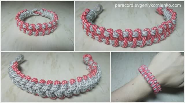 Браслет из паракорда «Ползущая кобра»(360P)