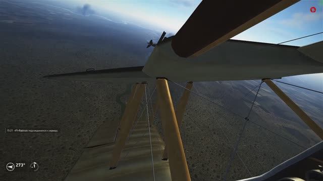Истребитель биплан 1WW, Sopwith Snipe. Сервер Flying Circus Flugpark-WW1.