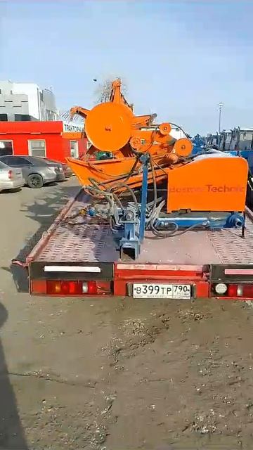 Загрузили жатку ЖВП-4.9, доставка нашим гостям в Волгоградскую область, Boston Logistic