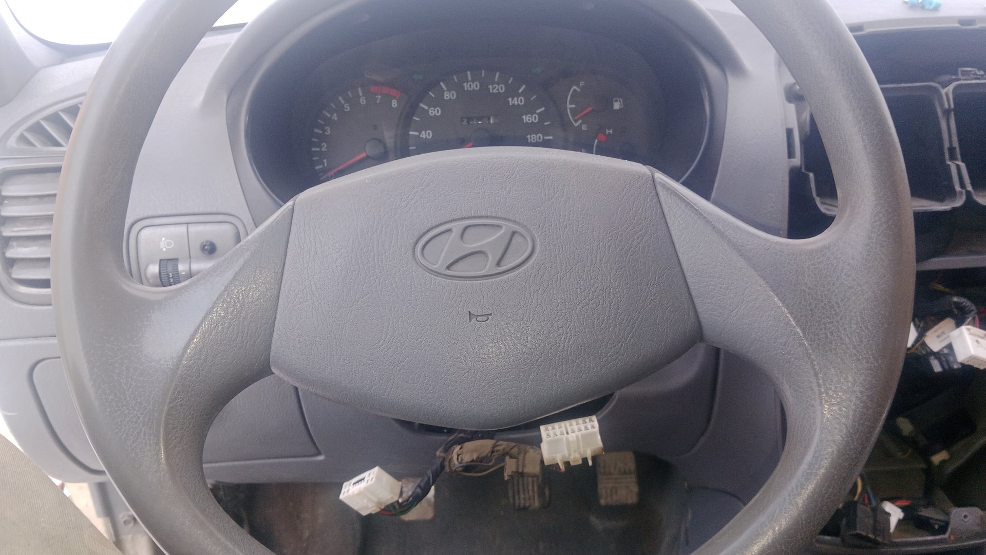 Как снять руль хендай акцент