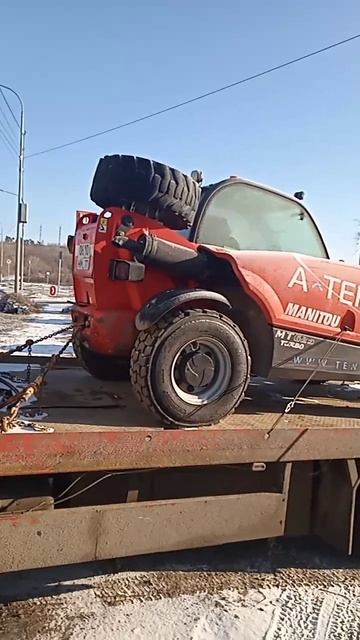 Доставили телескопический погрузчик Manitou в Агросалон, г. Волгоград, Boston Logistic