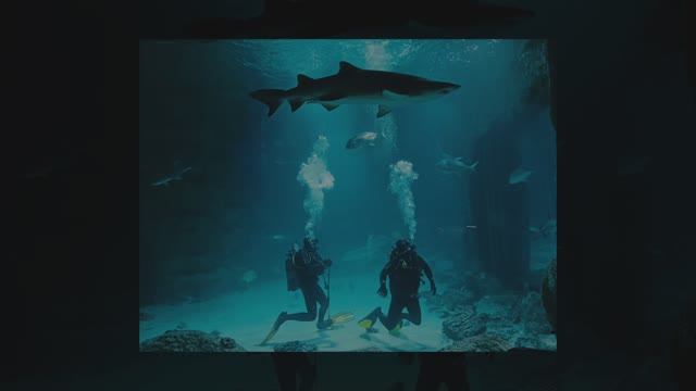 Океанариум-Горизонтальная сьёмка.