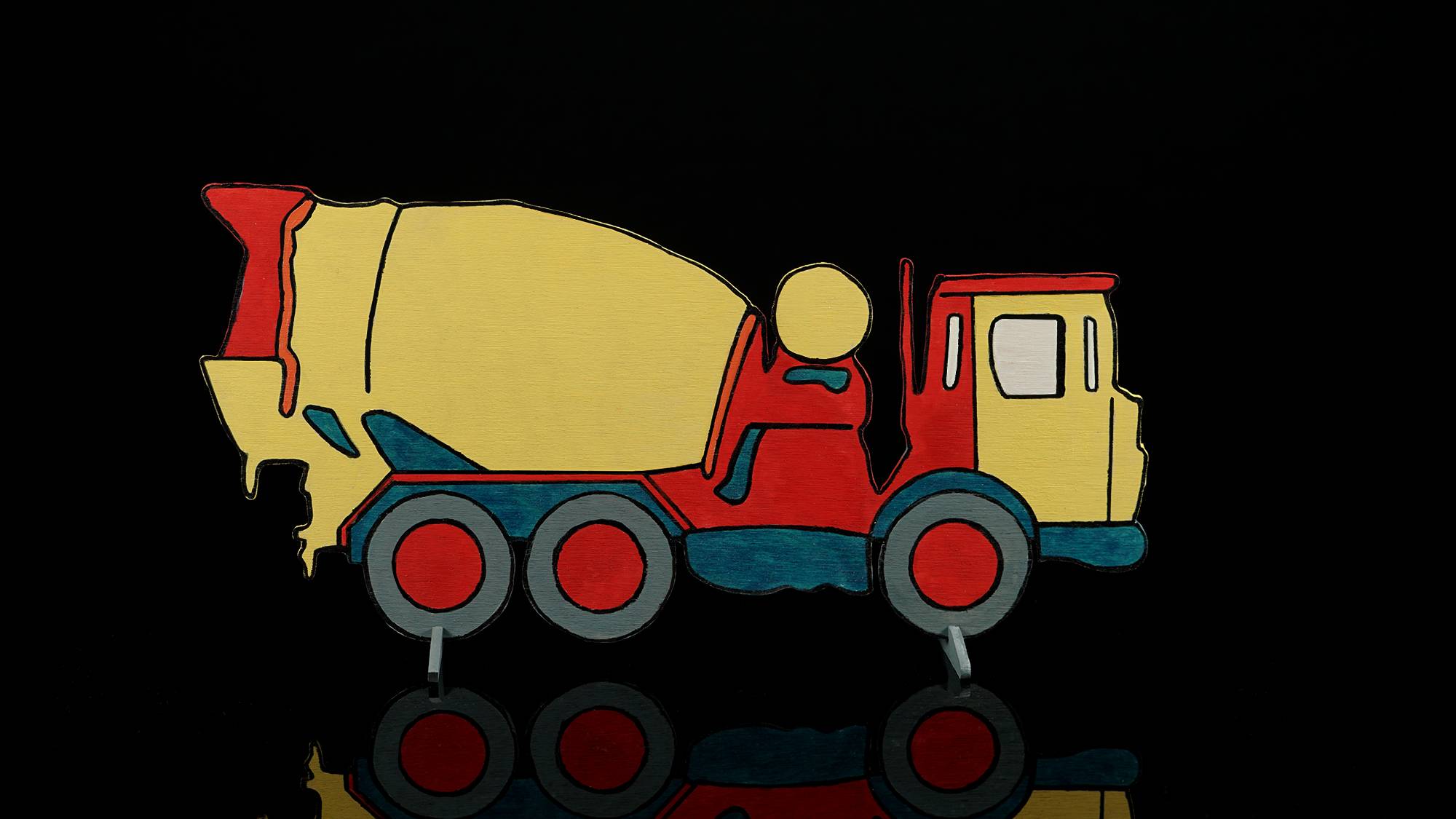 IV. Выпиливаем лобзиком Бетономешалку от Pebaro 332s