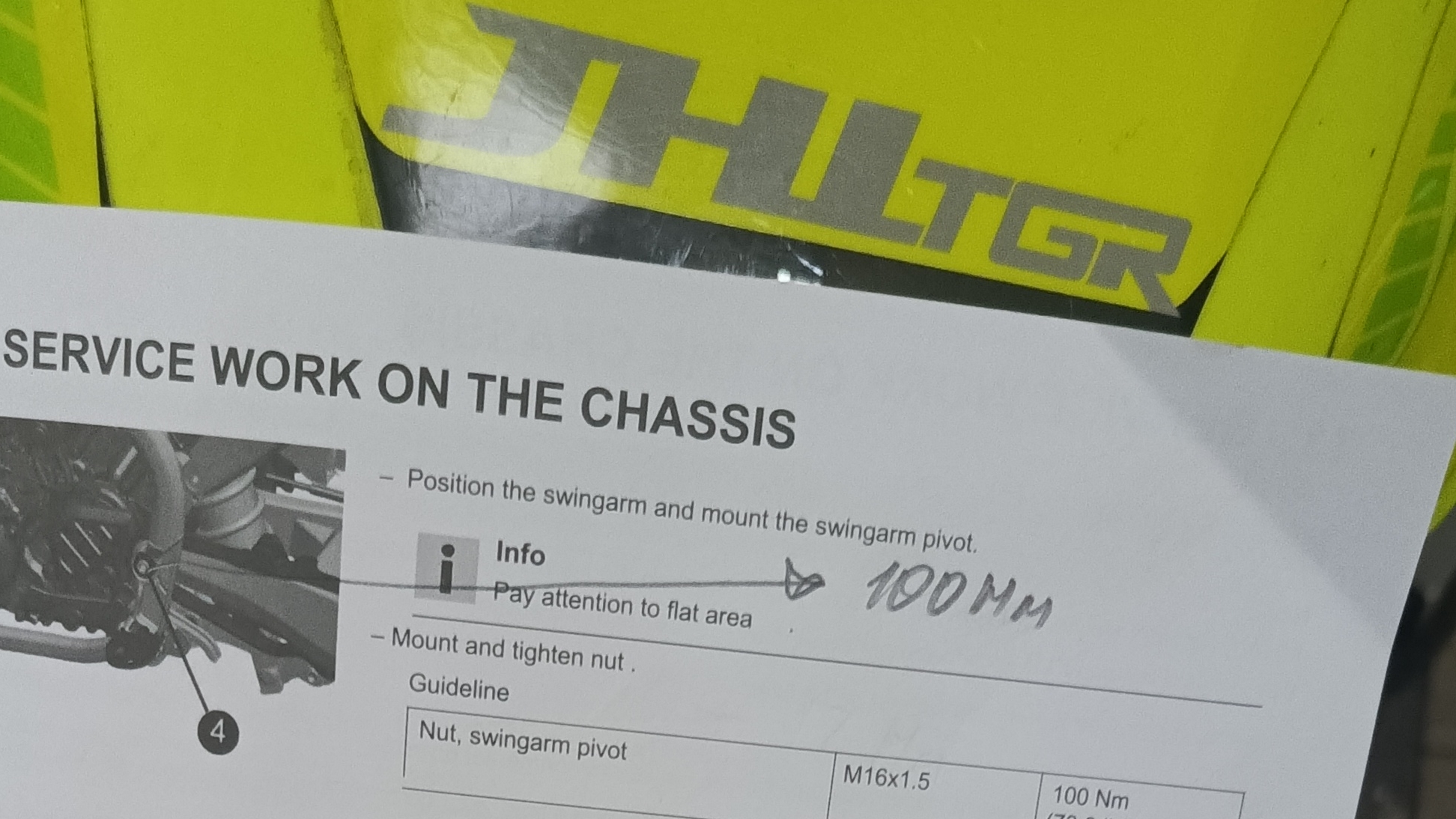 Моменты затяжки JHL S004R (ATAKI S004R) по родному мануалу.