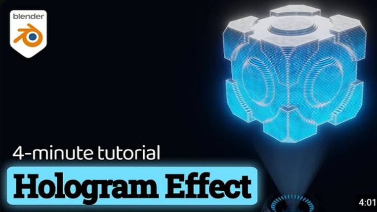 Эффект голограммы - Руководство по работе с Blender