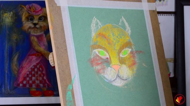 РИСУЕМ ПУШИСТЫХ КОТОВ. ПАСТЕЛЬ | РИСУЕМ КОТИКОВ ПАСТЕЛЬЮ. ДОМАШНИЕ ПИТОМЦЫ | ИЗОСТУДИЯ «АЛЬТАИР»