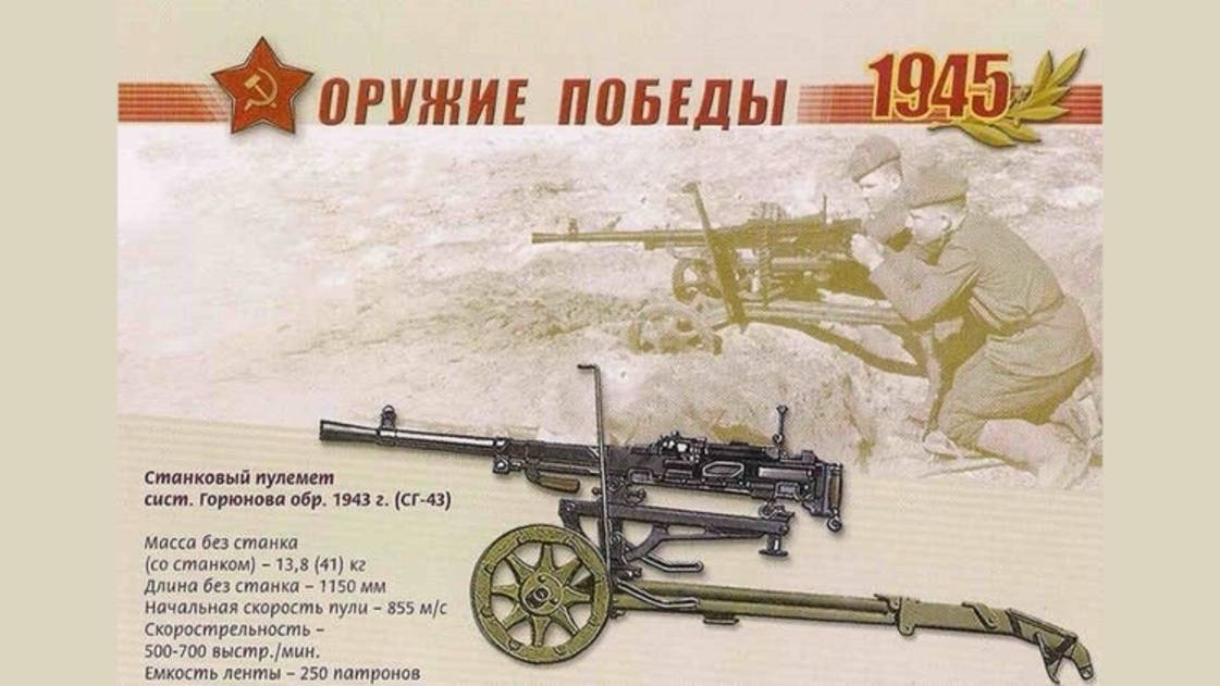02 ОРУЖИЕ ПОБЕДЫ - Пулемёт Максим