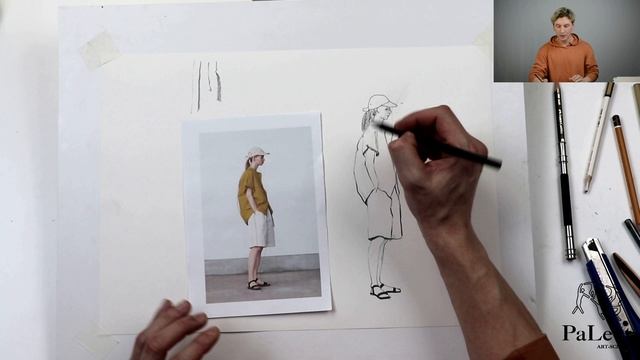 Превью. Урок 5. Наброски. Фигура человека. Варлахин А.А.