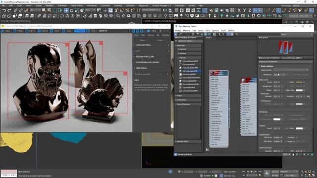1_12 - CoronaPhysicalMaterial _ VrayMtl