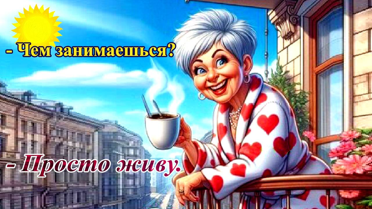 Чем занимаешься Просто живу...