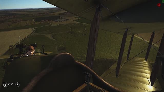 Английский бомбардировщик Airco D.H.4. Сервер Flying Circus Flugpark-WW1.