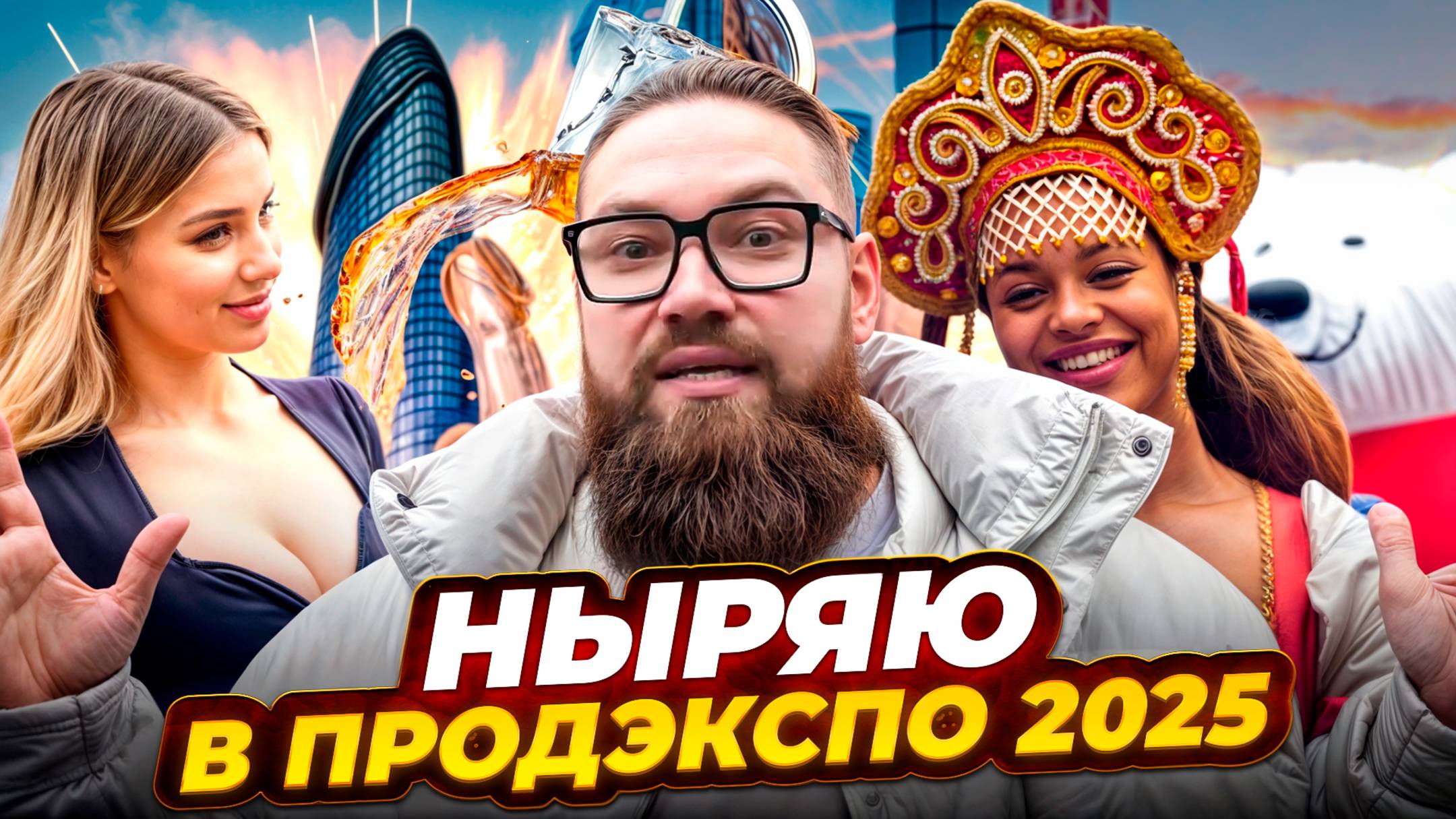 PRODEXPO 2025. Выставка продуктов питания в Экспоцентр Москва. Дегустация пива с КОНОПЛЕЙ Tripl IPA