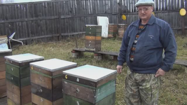 Готовимся к зимовке и одеваем чехлы на ульи