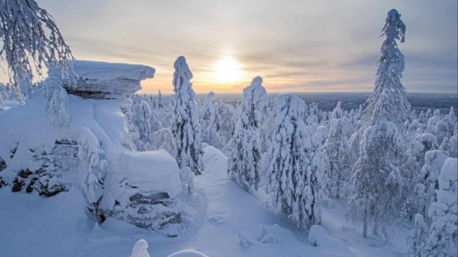 Зимняя сказка на Урале. Каменный город