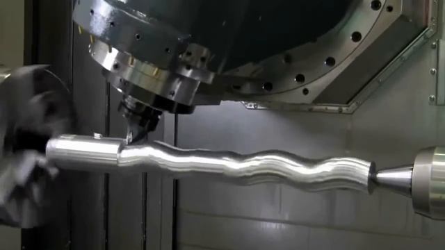 Волновая токарная обработка на станке с ЧПУ