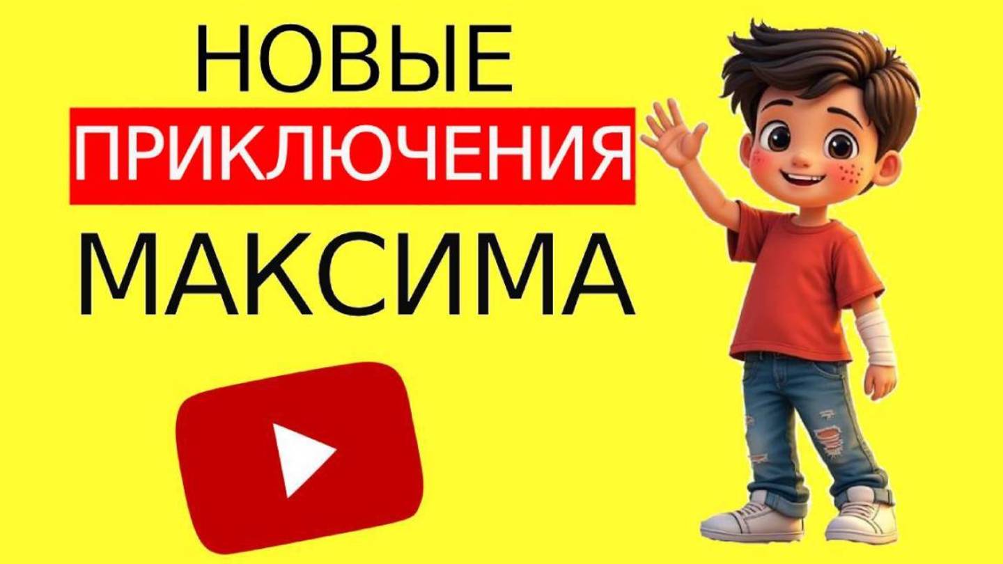 Новые приключения Максима.Мультфильм для детей.