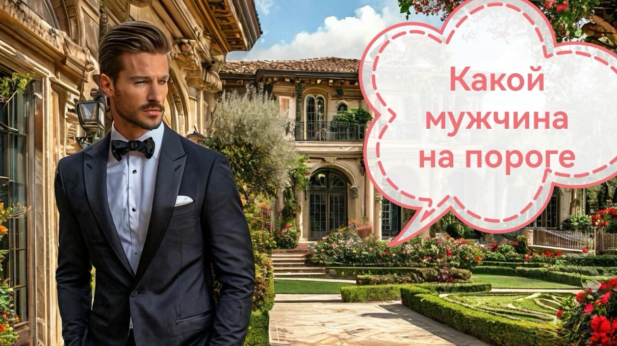 Какой мужчина на пороге.