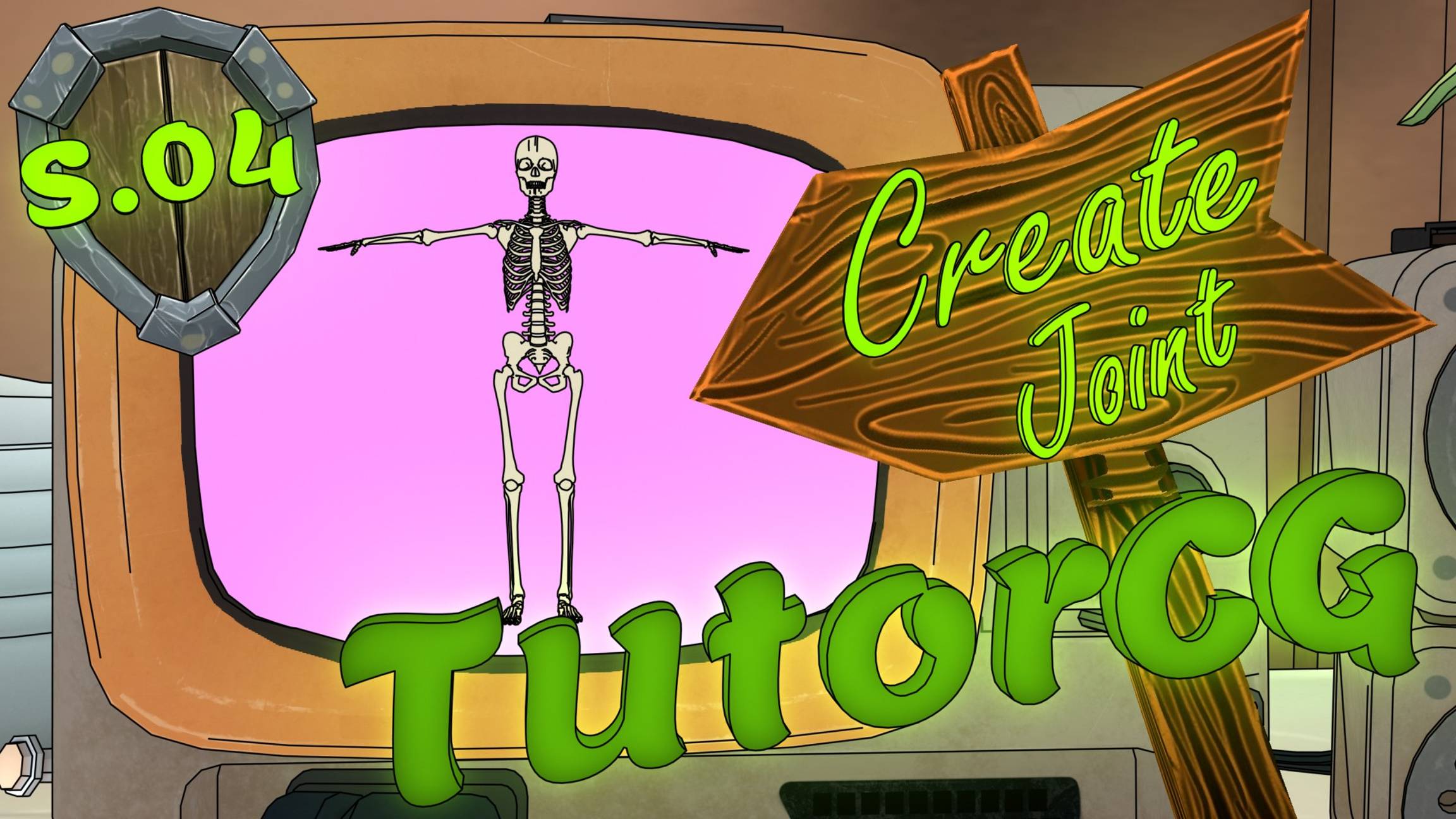 Autodesk Maya: курс -Bind Skin- (S.04) Создание иерархии суставов