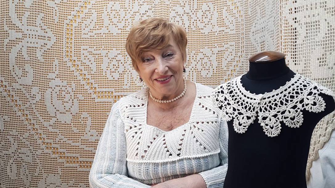 Воротничок "Мелодия". Мастер-класс по вязанию крючком от О. С. Литвиной.