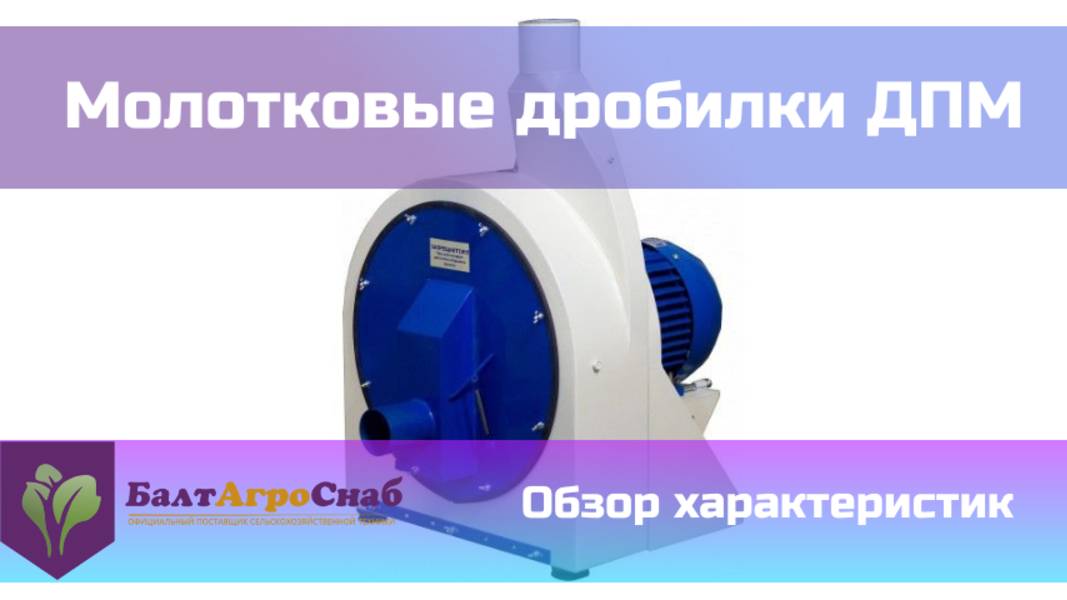 Молотковые дробилки ДПМ