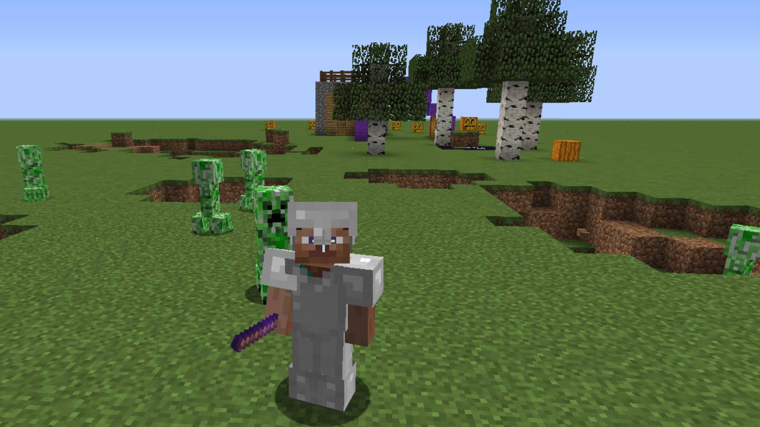 Minecraft НО НА МЕНЯ НАПАЛА ОРДА КРИПЕРОВ!!!