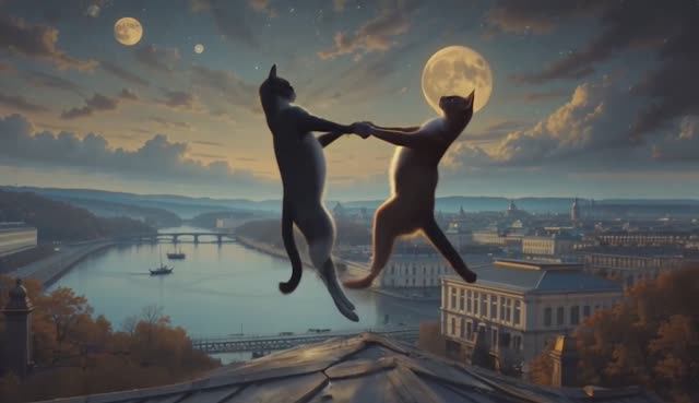 Dancing Under the Moon | Альбом "Истории о кошках" (Cat's Story) Веселый мульт