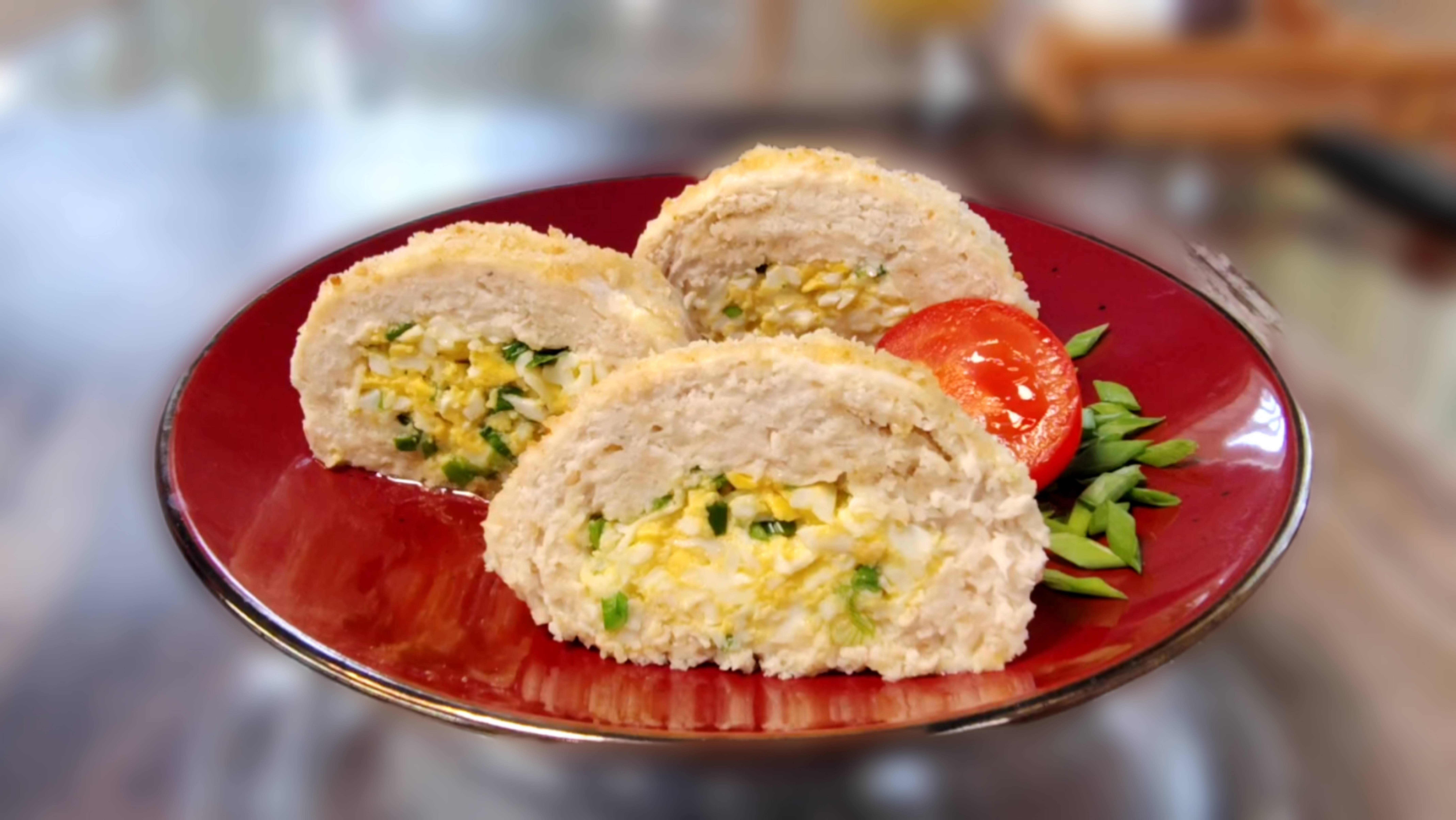 Зразы с начинкой в духовке. Любой фарш с начинкой из яиц.