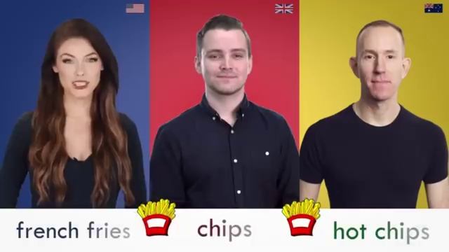 American vs. British vs. Australian English  One Language, Three Accents